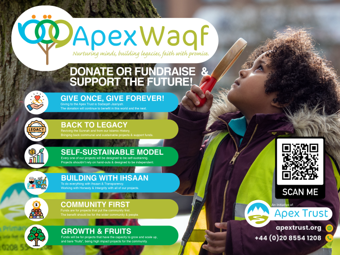 Give Once, Give Forever - Apex Waqf | LaunchGood | LaunchGood
